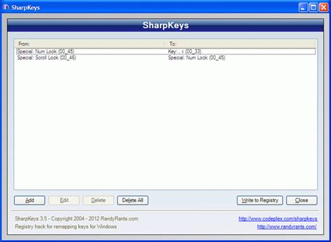 Mapping Num Lock To A Comma