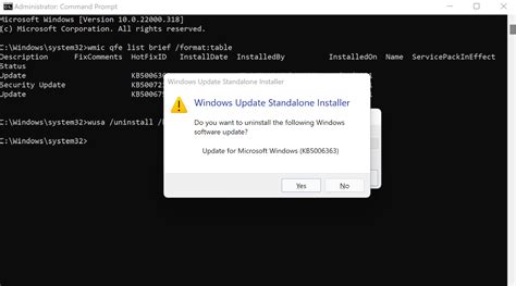 How To Uninstall Updates In Windows 11