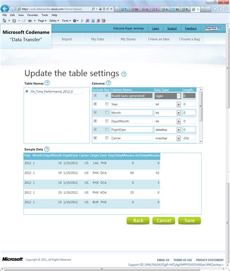 oakleaf systems microsoft codename “data transfer” and “data hub