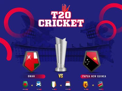 인도 대 파키스탄 크리켓 경기 참여 국가 깃발 방패 빛나는 경기장 배경에 강조 프리미엄 벡터