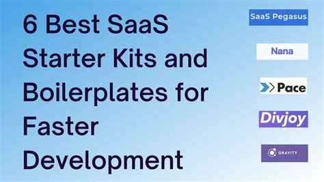 6 Best Saas Starter Kits And Boilerplates For Faster Development