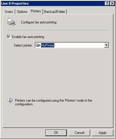 Automatically Print Incoming Faxes