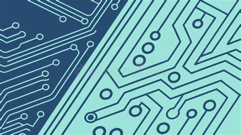 Circuit Board Pattern Design Tech Circuit Digital Circuit Circuit Art Tech Pattern Vector