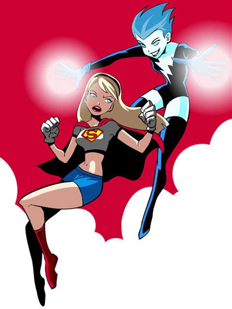 [fanart] supergirl vs livewire by est46 on deviantart