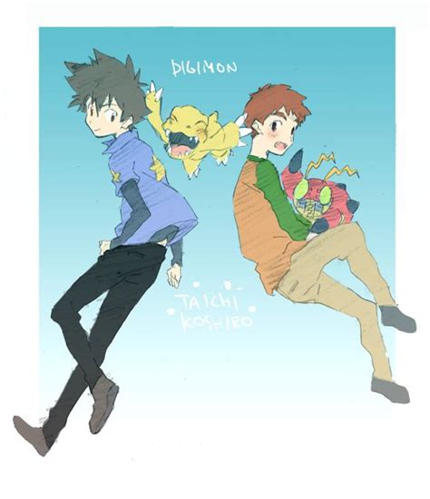 Taichi Koushiro Digimon Adventure Tri Digimon Wallpaper Digimon Digital Monsters