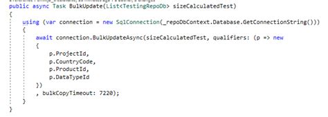 pk violation during bulkupdateasync · issue 869 · mikependon repodb · github