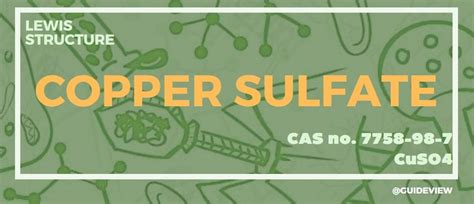 What Is The Lewis Structure Of Copper Sulfate