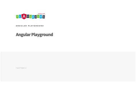 Angular Playground By Socreate A Angular Template Built At Lightspeed