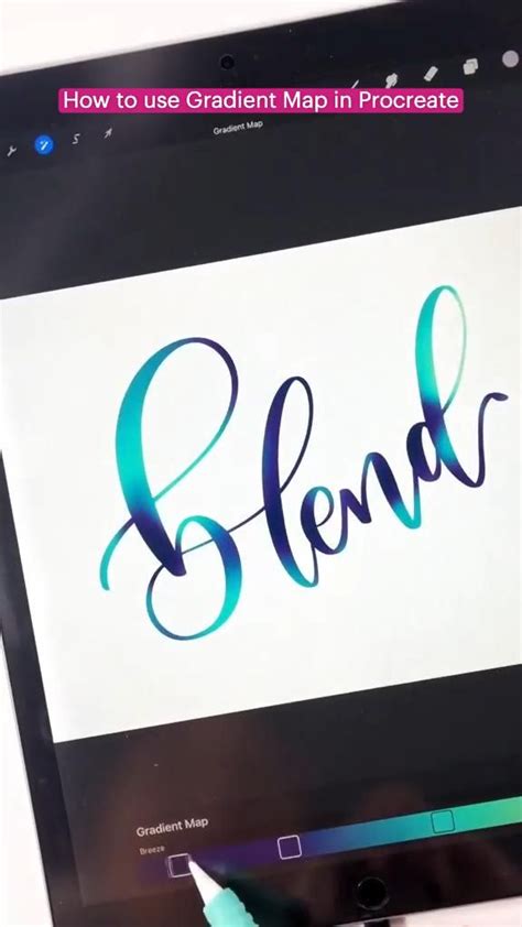 How To Use Gradient Map In Procreate Procreate App Tutorial Procreate Ipad Tutorials Digital