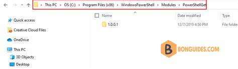 fix module powershellget was not installed by using install module so