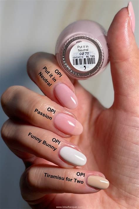 Neutral Nail Polish Comparisons