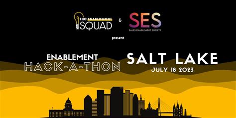 The Enablement Squad On Linkedin 🗓 The Upcoming Salt Lake City