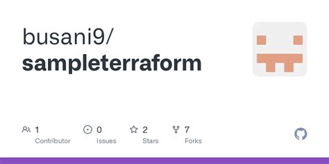Github Busani Sampleterraform