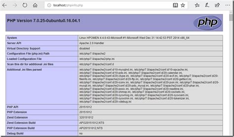 Setting Up Php For Development On Windows Subsystem For Linux In Windows 10 Tim Andersons It