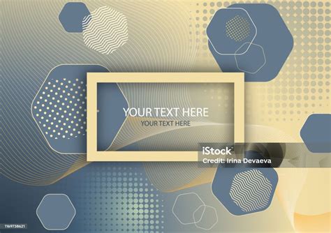 육각형 점과 파도 라인의 밝은 현대 추상적 인 배경 브로셔 표지 배너 전단지를위한 비즈니스 템플릿 0명에 대한 스톡 벡터 아트