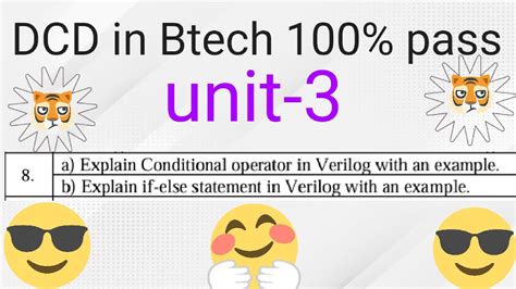 Write Verilog Code For Conditional Operator And If Else Statement In Btech With Telugu Explanation