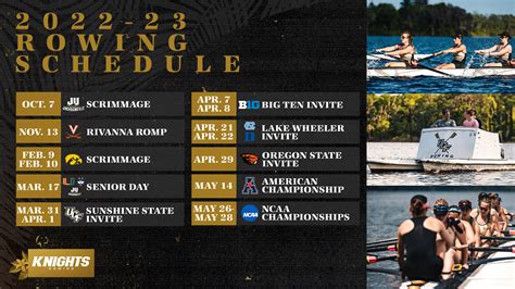 Ucf Announces 2023 Rowing Schedule Ucf Athletics Official Athletics
