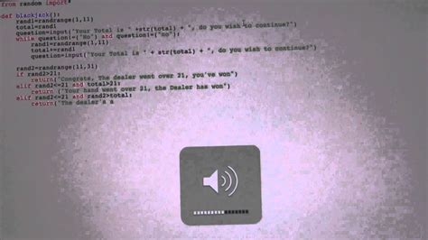 Python Blackjack Youtube