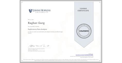 raghav garg on linkedin completion certificate for exploratory data