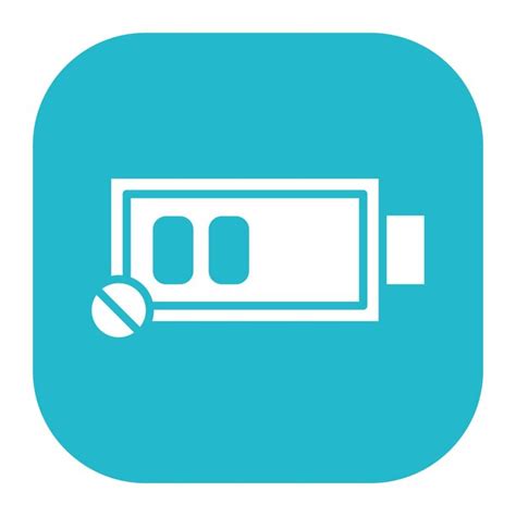 배터리 빈 아이콘 프리미엄 벡터