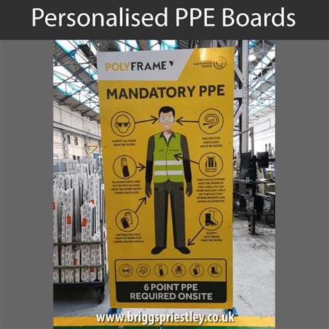 Personalised Ppe Boards Briggs Priestley Halifax