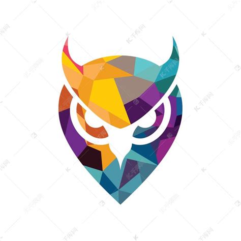矢量猫头鹰标志素材图片免费下载 千库网