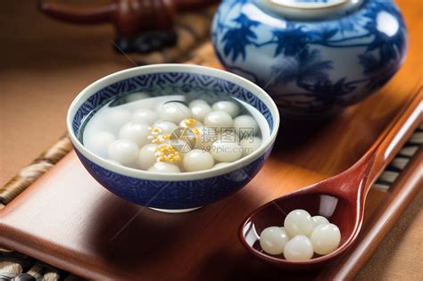 美味的桂花汤圆高清图片下载 正版图片600173362 摄图网