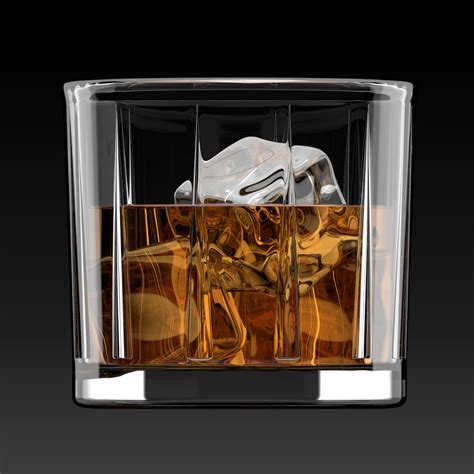 위스키 유리 컷 크리스탈 3d 모델 10 3ds C4d Fbx Obj Free3d