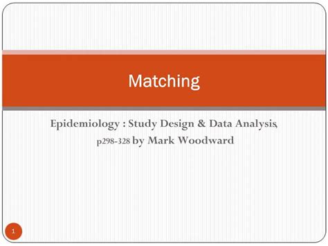 PPT Effective Matching For Confounding Control In Research Design PowerPoint Presentation ID