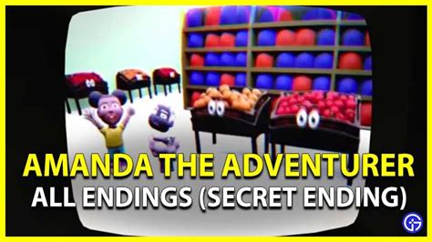 Source Gamer Tweak Visit Amanda The Adventurer All Endings Secret