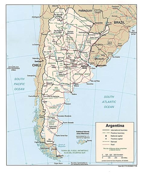 Argentina Tourist Map Argentina • Mappery