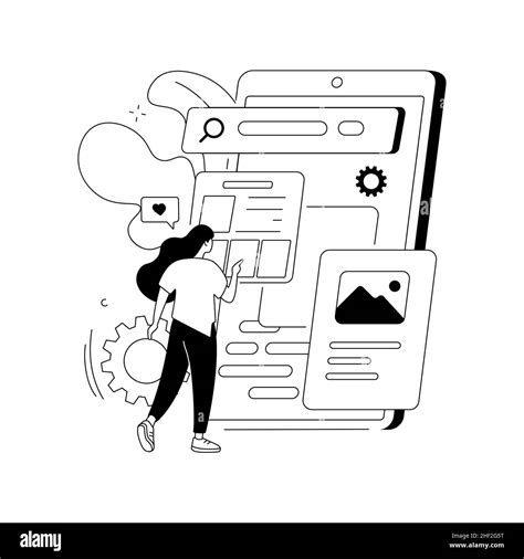 Usability Testing Abstract Concept Vector Illustration Stock Vector