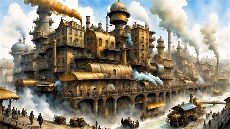 Steampunk Factory 4 By Ai Postcards On Deviantart