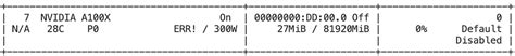 NVIDIA SMI Shows ERR At Power Usage On One Of A X GPU Linux NVIDIA Developer Forums