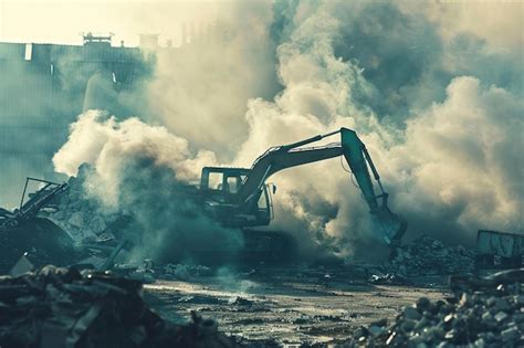 Premium Photo Industrial Compactor Equipment Operating Best Compactor