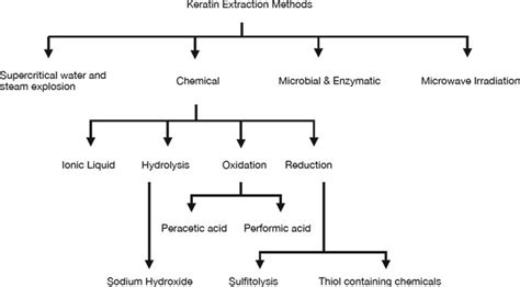 Classification Of Keratin Extraction Methods Used For Different