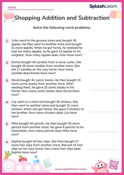 Year 4 Maths Multi Step Word Problems Worksheets Free Printable Age