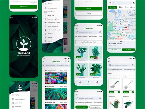 Treeland Plant Shop Mobile App Design By Abu Hasan On Dribbble