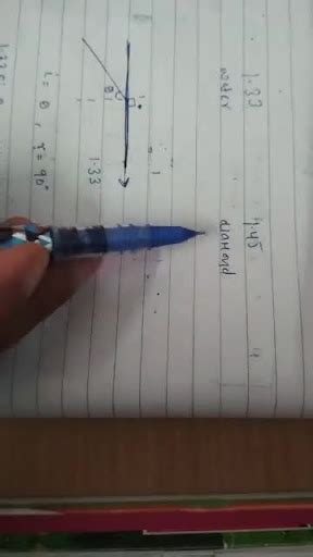 Q Calculate The Critical Angle For Water 8 Diamond Their Refacture Inde
