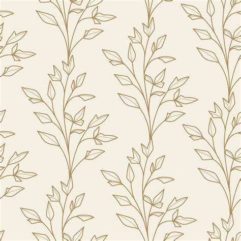 Golden Grass Repeat Pattern Seamless Vector 14634016 Vector Art At