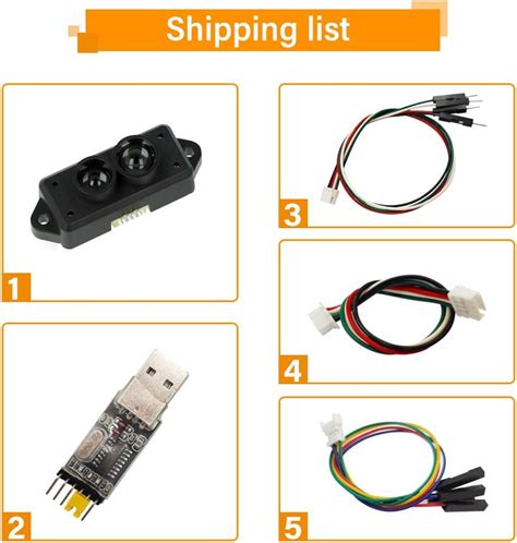 Tfmini S Lidar Sensor 01 12m Measurement Range Distance Single Point