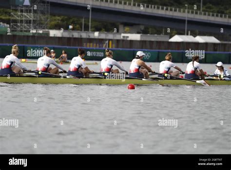 Tokyo Japan July 23 2021 Tokyo 2020 Olympic Games Rowing Athletes