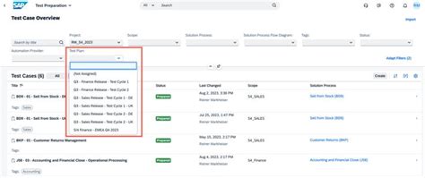 Advanced Test Orchestration Using Test Plans In Sap Cloud Alm Test Plan How To Plan Public Cloud