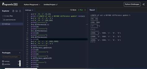 Janani Sudhagar On Linkedin Python Classday15 Differenceupdate Symmetricaldifferenceupdate