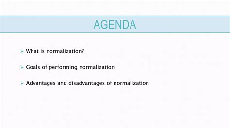 Importance Of Normalization Pptx Databases Computer Software And