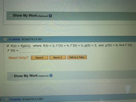 solved if f x f g x where f 3 2 f 3 4 f 0