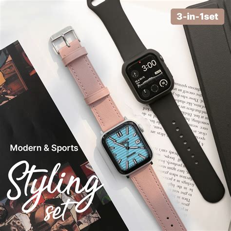 하이키키 애플워치 스트랩 케이스 모던and스포츠 스타일링세트 8765se2 40414445 위시버킷
