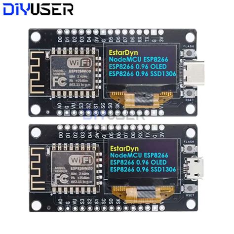 Nodemcu Esp8266 V3 Development Board With 096 Inch Oled Display Ch340