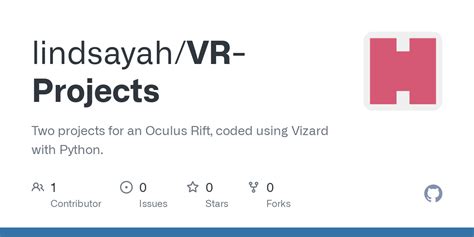 Github Lindsayahvr Projects Two Projects For An Oculus Rift Coded