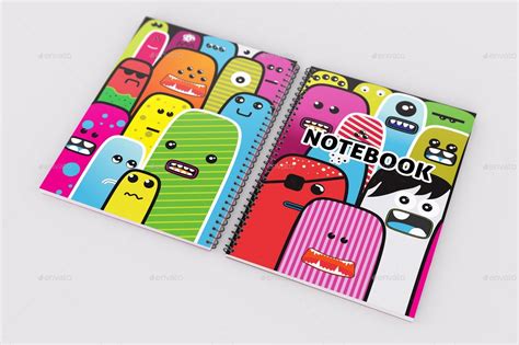 Sketchbook Notebook Mock Up Graphics GraphicRiver